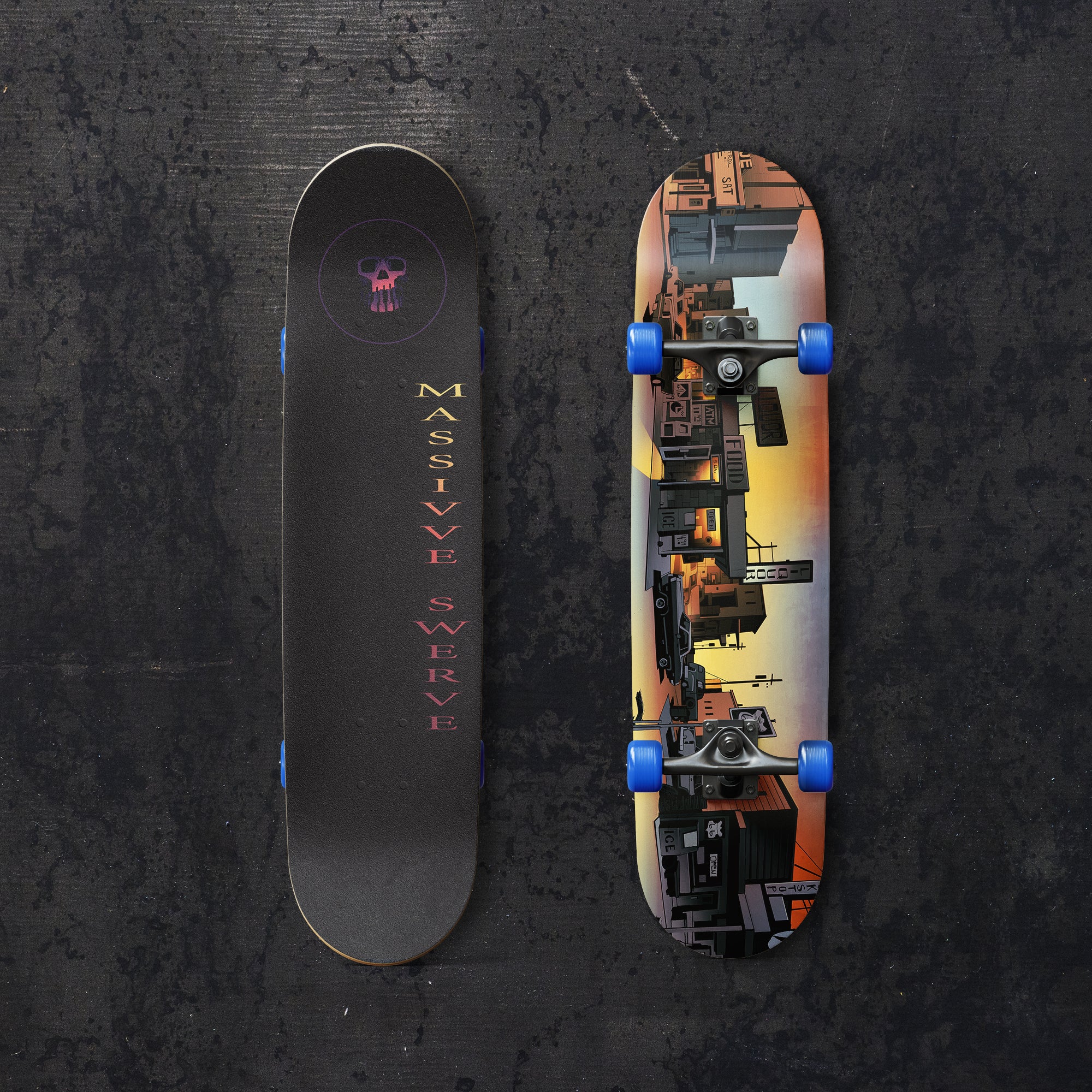 Art Skateboard Decks | Massive Swerve by Robert Valley – MASSIVE SWERVE