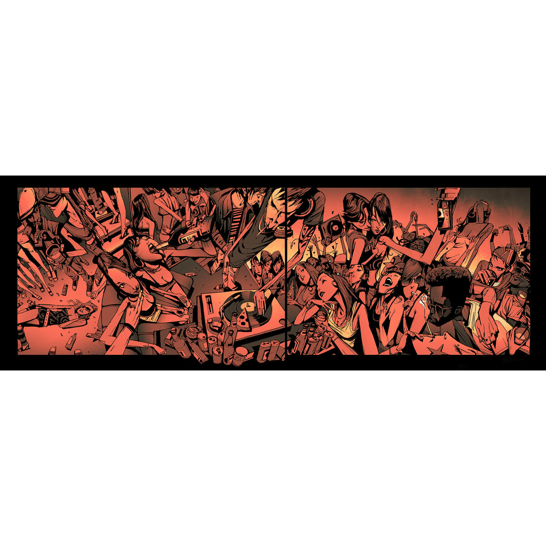 RED PARTY | Robert Valley Poster | Pear Cider & Cigarettes – MASSIVE SWERVE